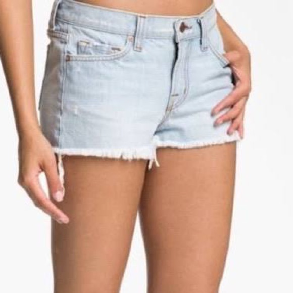 J Brand | Shorts | J Brand Cut Of Aquarius Bleach Shredded Distressed ...